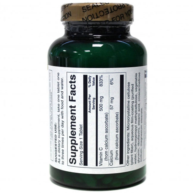 Swansonvitamins.bg Буфериран Витамин Ц 250 таблетки 500 мг